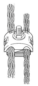 Cable Connectors - Dominion Lightning Rod