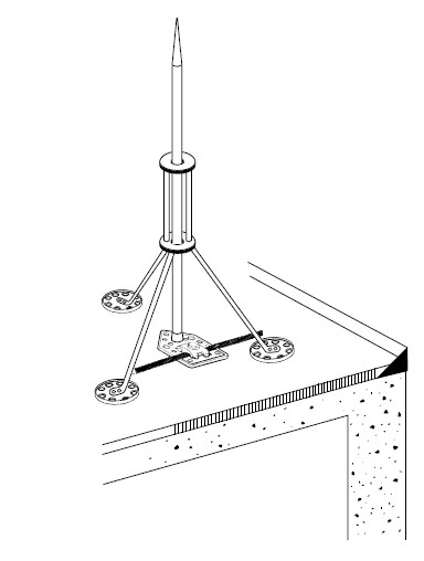 Air Terminal Accessories - Dominion Lightning Rod